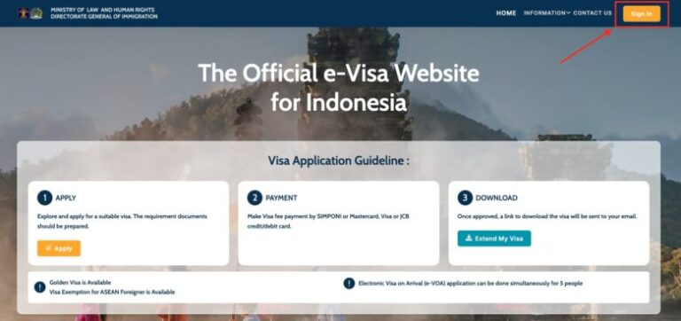 インドネシアの商用目的到着ビザ ”e-VOA (B1)” の取得方法【オンラインで完結って最高かよ】 - Take a big step